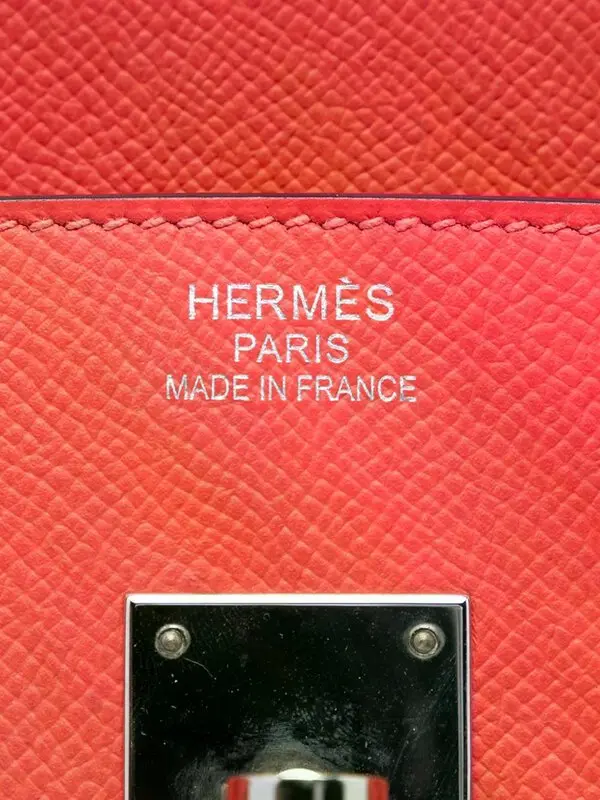 Hermès 2017 35 Birkin Retourne Epsom Tote Bag - Red