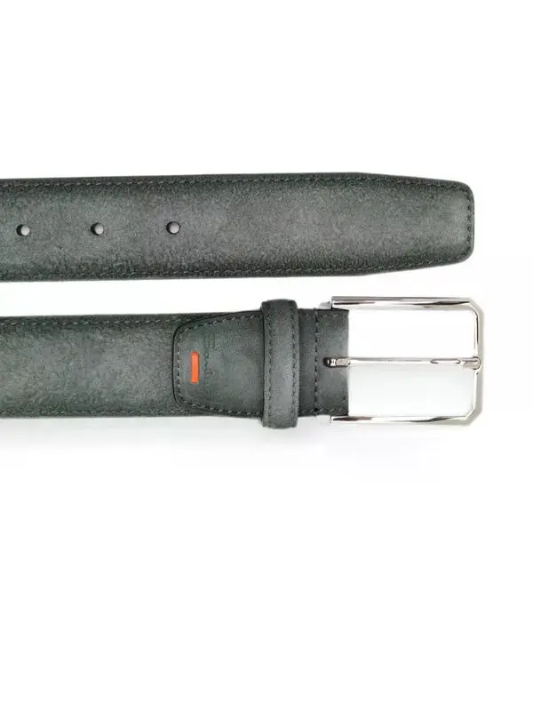 Santoni Suede Buckle-fastening Belt