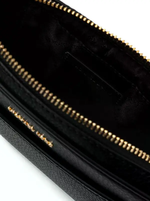 Michael Kors Logo-plaque Pebbled-leather Shoulder Bag