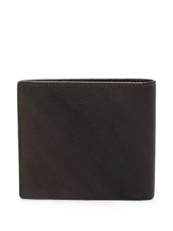 Santoni Logo-plaque Leather Wallet