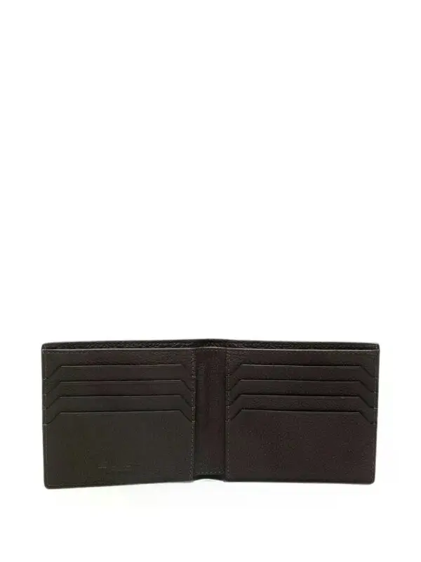 Santoni Logo-plaque Leather Wallet