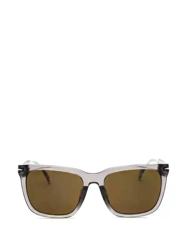 DB EYEWEAR BY DAVID BECKHAM Square Frame Sunglasses - Grey