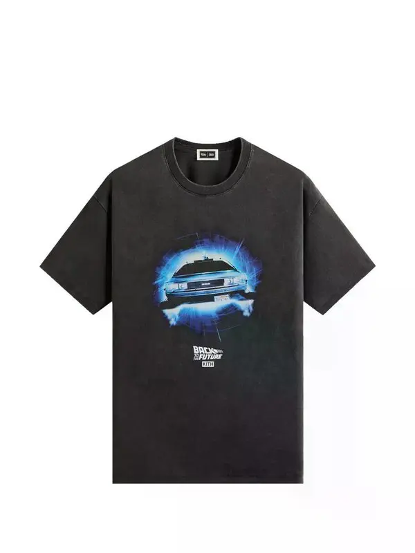Kith X Back To The Future Delorean T-shirt - Black