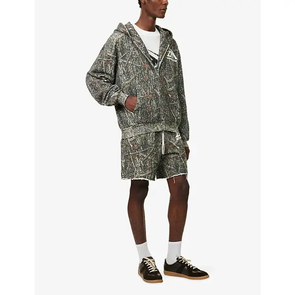 GODMADE Rhinestone Cotton Hoodie