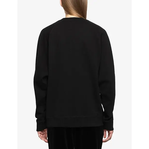 Zadig&Voltaire Sunca Logo-embroidered Cotton Sweatshirt