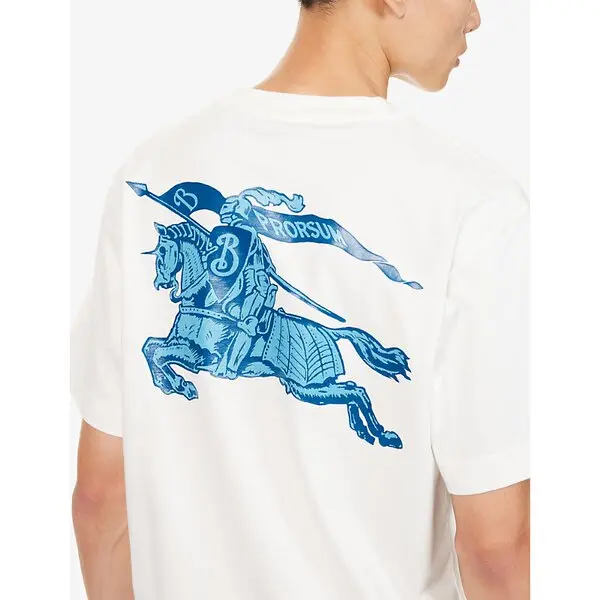 Burberry Heritage Logo Cotton-jersey T-shirt