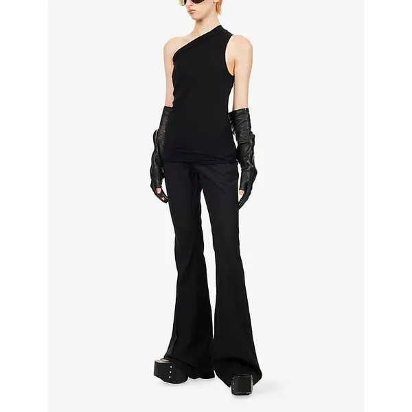 Rick Owens Bolan Flared-leg Wool-blend Trousers