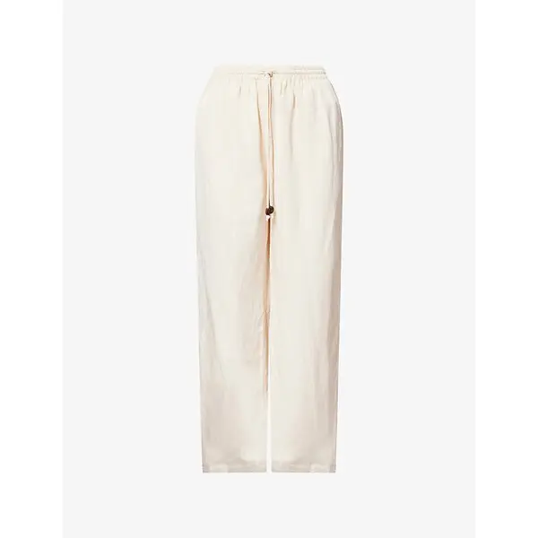 Oddmuse Drawstring Wide-leg Woven Trousers