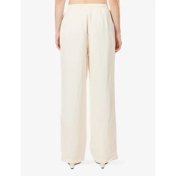 Oddmuse Drawstring Wide-leg Woven Trousers