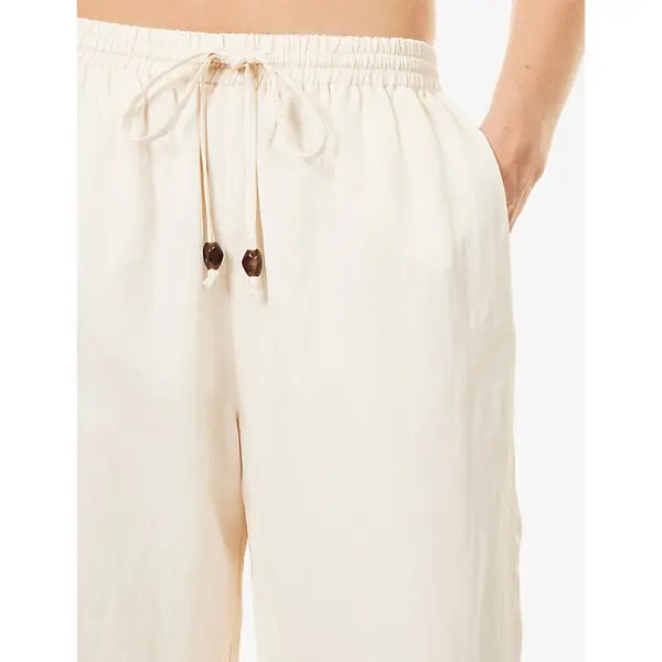 Oddmuse Drawstring Wide-leg Woven Trousers