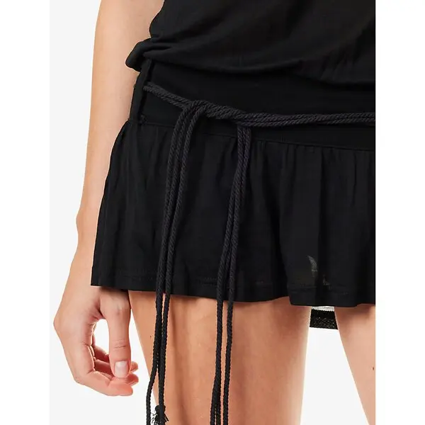 PEACHY DEN Blanche Skort Jersey Mini Dress