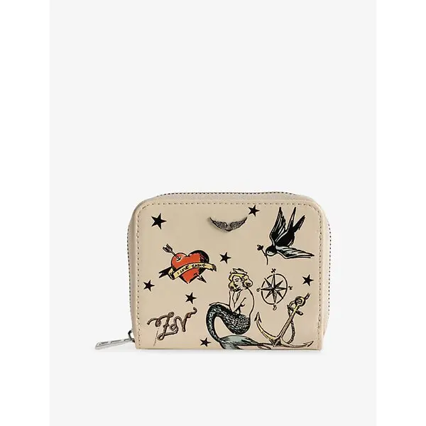 Zadig&Voltaire Mini Zv Tattoo Leather Purse - Flash