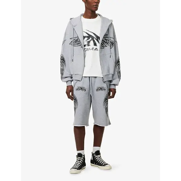 GODMADE Vivid Logo-print Cotton Hoodie