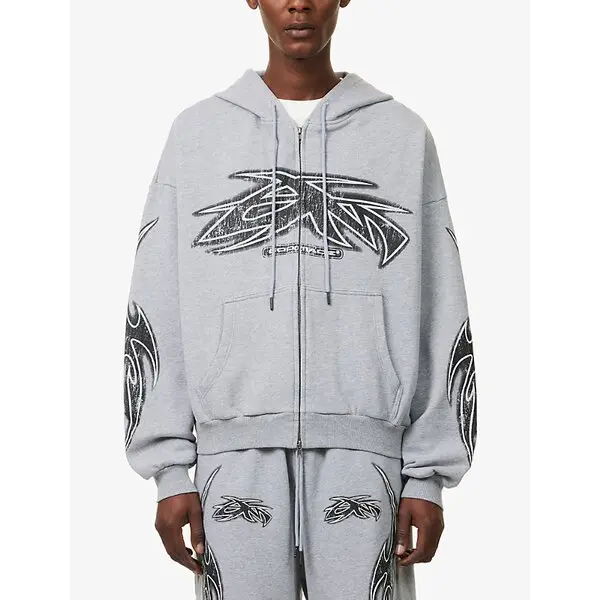 GODMADE Vivid Logo-print Cotton Hoodie