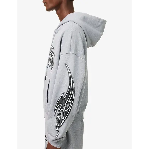 GODMADE Vivid Logo-print Cotton Hoodie