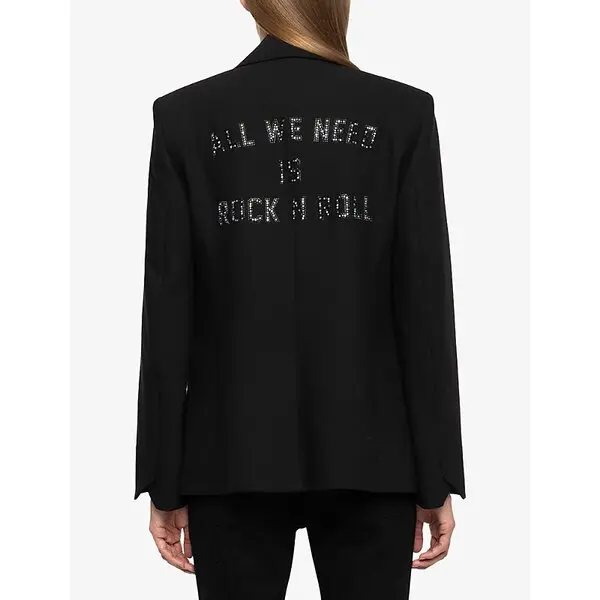 Zadig&Voltaire Vavy Embellished Woven Blazer