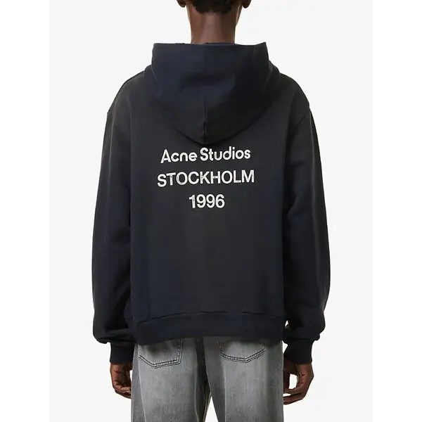 Acne Studios Franziska 1996 Logo Cotton Hoodie