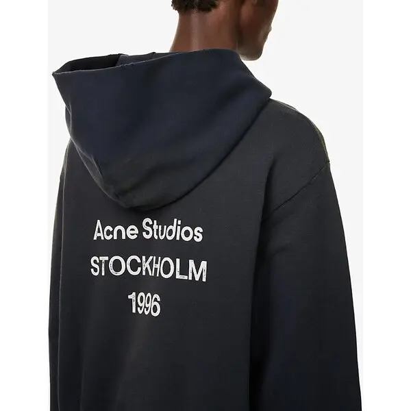 Acne Studios Franziska 1996 Logo Cotton Hoodie