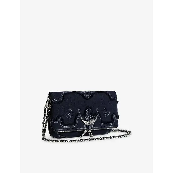 Zadig&Voltaire Rocky Ii Denim Cross-body Bag