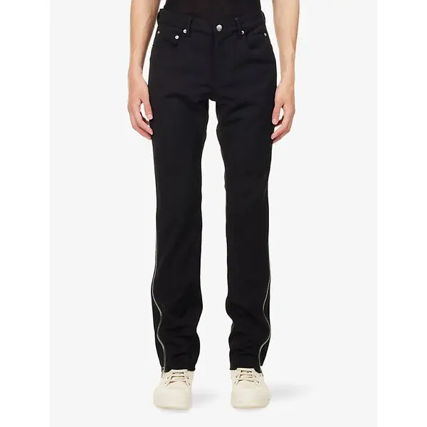 Rick Owens Vega Zip-trim Slim Jeans