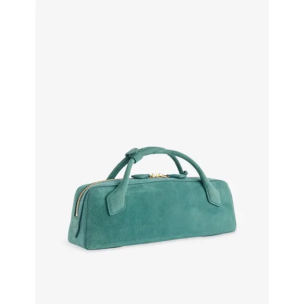 Alaïa Le Teckel Suede Clutch Bag