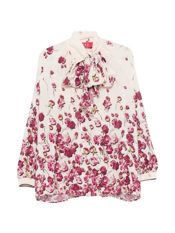 F.R.S FOR RESTLESS SLEEPERS Silk Blend Printed Shirt