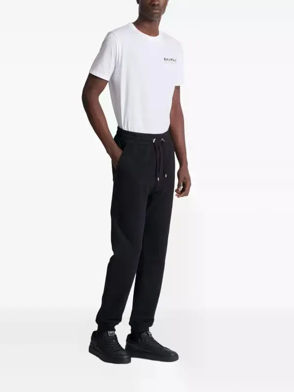 Balmain Drawstring-fasteningl Logo-detail Track Pants