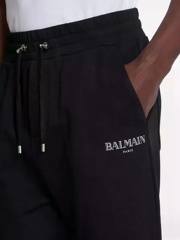 Balmain Drawstring-fasteningl Logo-detail Track Pants