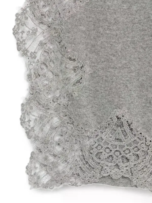 Ermanno Scervino Lace-trim Scarf