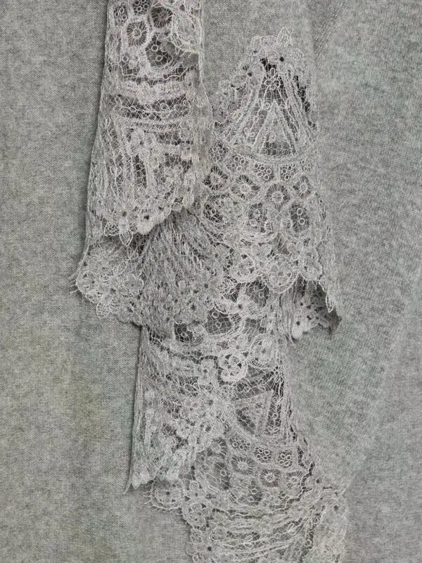 Ermanno Scervino Lace-trim Scarf