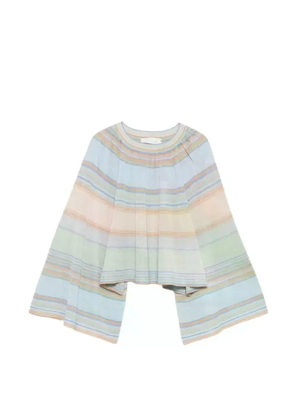 Zimmermann Striped Metallic-thread Knit