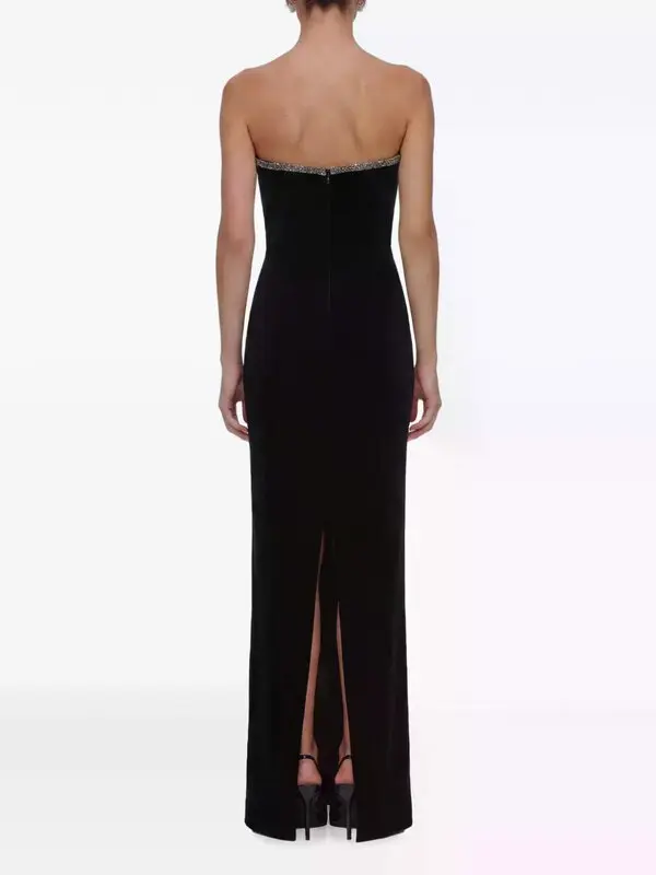 SELF-PORTRAIT Velvet Maxi Dress