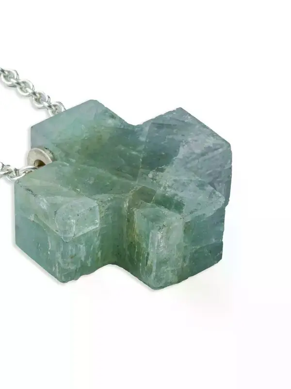 PARTS OF FOUR Sterling Mini Plus Necklace With Aquamarine Pendant