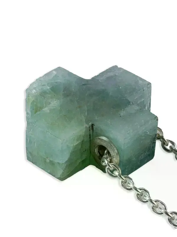 PARTS OF FOUR Sterling Mini Plus Necklace With Aquamarine Pendant