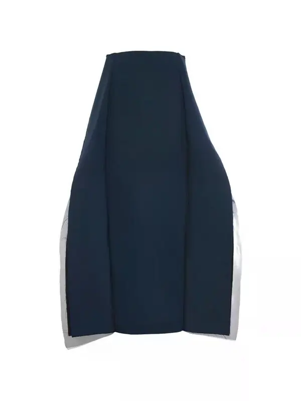 A.W.A.K.E. Mode High-waisted Panelled Maxi Skirt - Blue