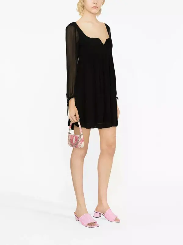 Philosophy Di Lorenzo Serafini Pleated Chiffon Minidress