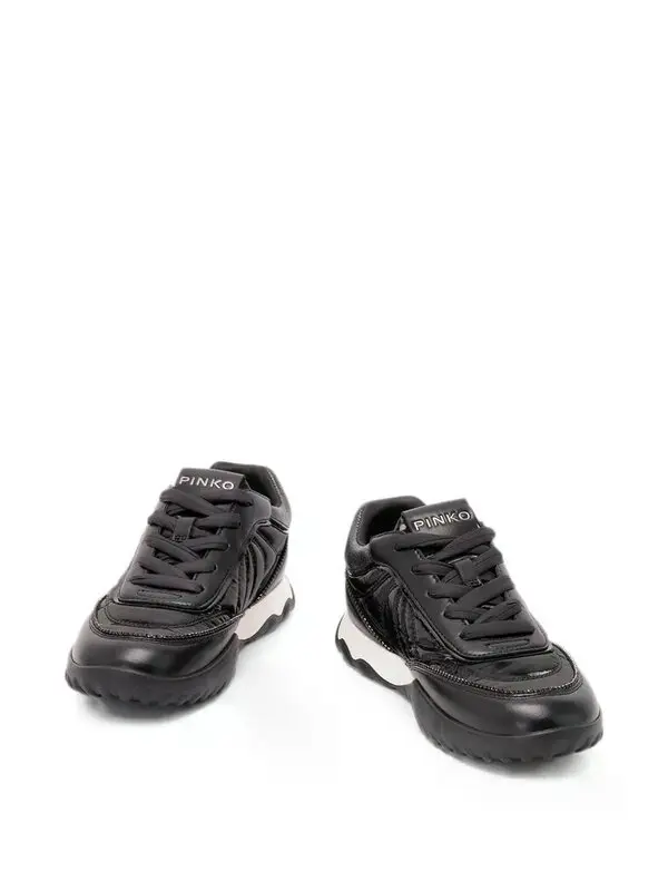 Pinko Gea 01 Quilted Panelled Sneakers
