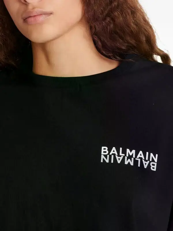 Balmain Print-detail T-shirt