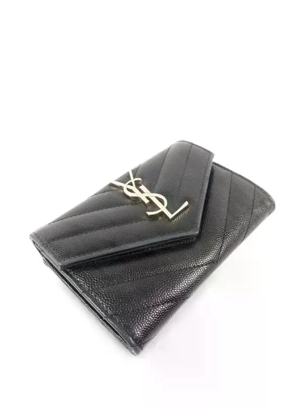 Saint Laurent Cassandre Leather Wallet