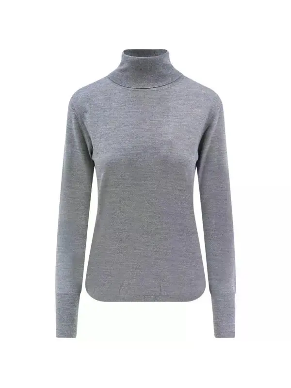 Aspesi Roll-neck Ribbed-trim Fine-knit Top
