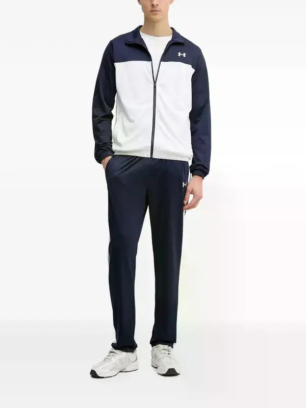 Under Armour Ua Rival Colour-block Logo-print Tracksuit - Blue