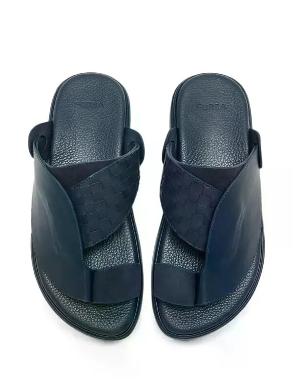 FORSA Intrecciato Suede-panel Sandals