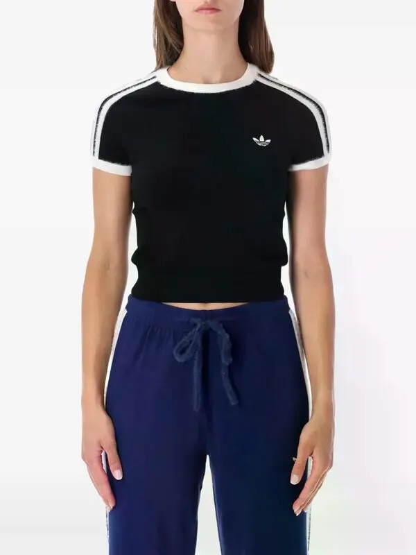 Adidas Knitted T-shirt - Black