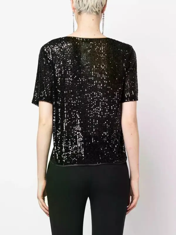 TOM FORD Sequin Short-sleeve Top