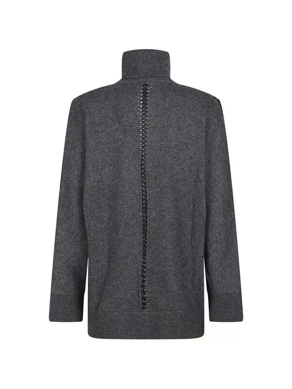 P.a.r.o.s.h Braided-detail Turtleneck Sweater