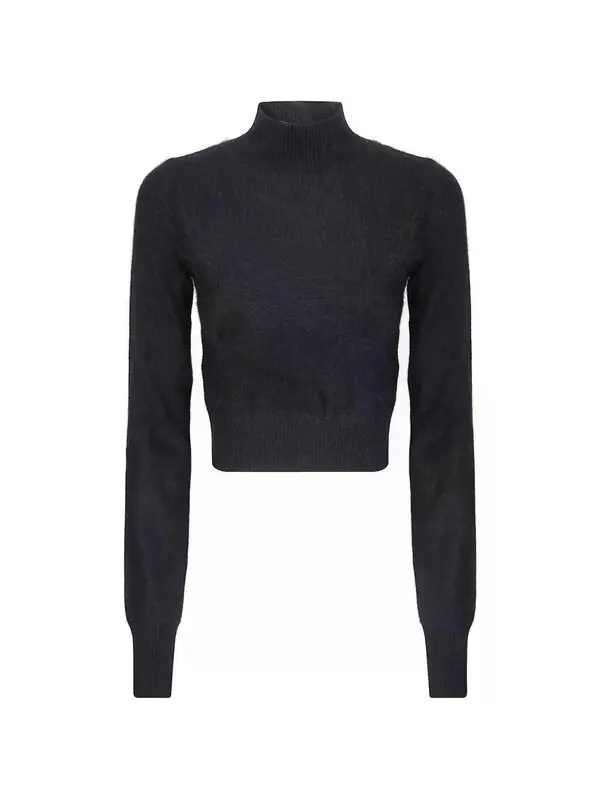 Sportmax High-neck Cashmere Sweater - Black