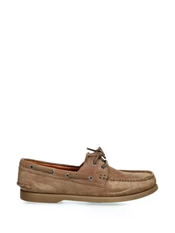 VAGABOND SHOEMAKERS Loui Suede Lace-up Boat Shoes