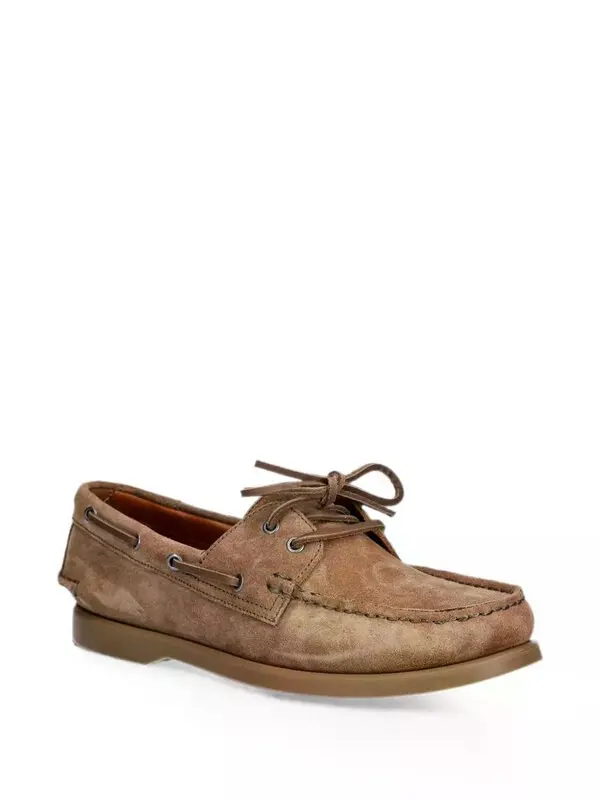 VAGABOND SHOEMAKERS Loui Suede Lace-up Boat Shoes