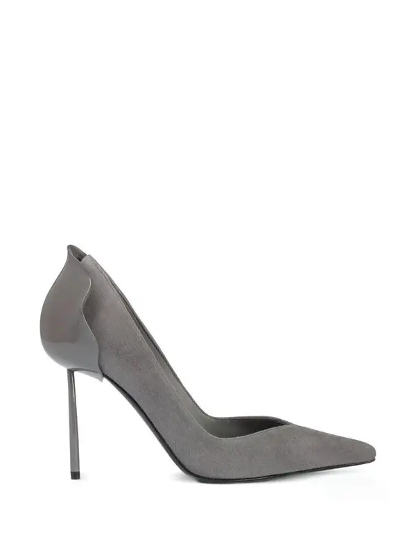 LE SILLA Petalo Pointed-toe Pumps - Grey