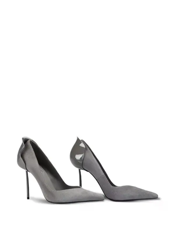 LE SILLA Petalo Pointed-toe Pumps - Grey